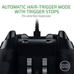 Razer Wolverine Ultimate Officially Licensed Xbox One Controller: 6 Remappable Buttons and Triggers - Interchangeable Thumbsticks and D-Pad - For PC, Xbox One, Xbox Series X & S - Black