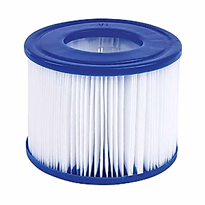 Coleman 15442-BW SaluSpa 4 Person Portable Inflatable Outdoor Square Hot Tub Spa with 114 Air Jets, Cover, Pump, and 2 Filter Cartridges, Gray