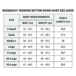 BASSDASH Women's UPF 50 Long Sleeve Fishing Hiking Button Down Shirt Performance Quick Dry FS21W