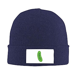 Pickle Slut Logo Knitted Hat Woolen Hat Warm Fashion Outdoors Caps Unisex Navy Blue