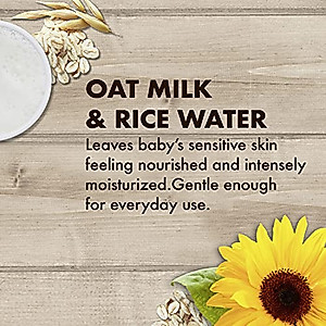 SheaMoisture Baby Wash and Shampoo, and Baby Lotion For Dry Skin and Sensitive Skin Oat Milk and Rice Water Baby Care With Shea Butter 21 oz 2 Count