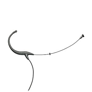 BP894-SP - Audio Technica - Audio Technica BP892 MicroSet Subminiature Omnidirectional Condenser Headworn Microphone with 3.5mm miniplug