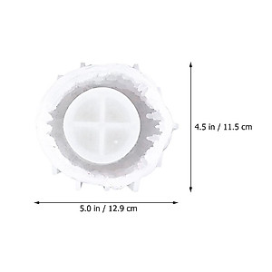 ABOOFAN Box Decor Silicone Mold Jewelry Tray Mold Container Casting Mould Plate Mold Multi-Functional Mold DIY Mold Home Accessory Delicate Mold Multifunction Cake Mold White