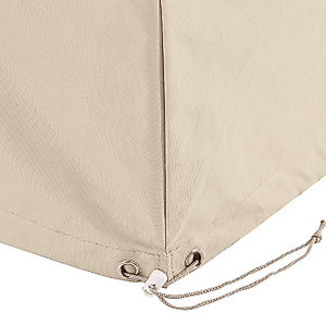 Crosley Furniture Patio Furniture Covers, Waterproof 4-Piece Cover Set for Outdoor Chairs, Sofa, Table, Tan