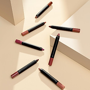 Glo Skin Beauty Cream Glaze Lip Crayon | High Shine Lip Color with Intense Saturation and Impressive Staying Power, (Chiffon)