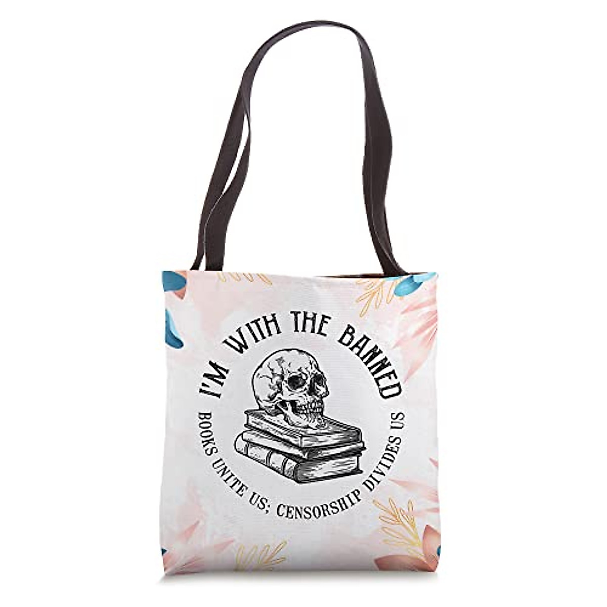 Dark Romance Book Lover Smut Reader I'm With Banned Books Tote Bag