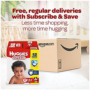 Huggies Snug & Dry Baby Diapers, Size 4, 29 Ct