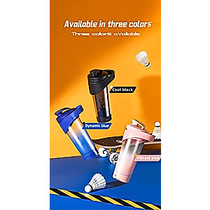 ZWZX Electric protein shaker bottle Electric shake cup Rechargeable high speed - Made of tritan - BPA Free - 28ounce Portable mixing cup（Pink）