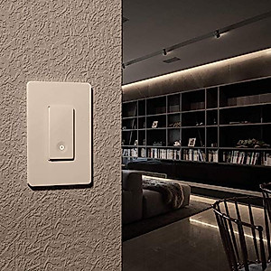 TREATLIFE Smart Switch 4 Pack, 2.4Ghz Smart Light Switch WiFi Light Switch Single-Pole, Neutral Wire Required, Works with Alexa, Google Home and SmartThings, Smart Home Remote Control, FCC/ETL Listed