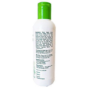 Sorion Shampoo with Coconut Oil, Neem, Turmeric and Pala Indigo Essential Oils for Nourishing Scalp Treatment and Beautiful Hair for Men and Women