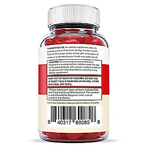 Justified Laboratories (2 Pack) Truly Keto ACV Gummies 1000MG with Pomegranate Juice Beet Root B12 120 Gummys