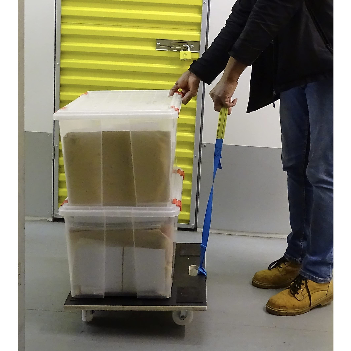 Safepul Dolly Strap 100cm x 25mm width strap ideal for lifting the dolly over steps - EN-12195 standard