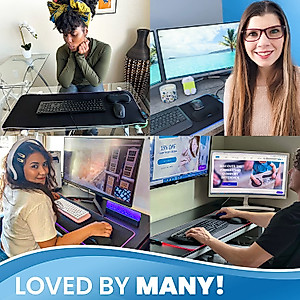 Everlasting Comfort Large Gaming Mouse Pad - Extra Long Desk Pad with Mousepad Wrist Rest- 15 Color Modes with 2 Brightness Levels - RGB Mouse Pad for Gamers - XL, Big, Extended LED Light Mat