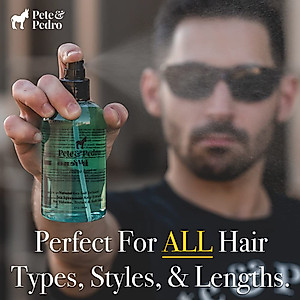 Pete & Pedro SALT - Natural Sea Salt Spray for Hair Men & Women, Adds Instant Volume, Texture, Thickness, & Light Hold | Texturizing & Thickening | As Seen on Shark Tank, 8.5 oz.