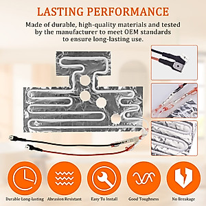 5303918301 Refrigerator Garage Heater Kit for Frigidaire Kenmore Refrigerator AP3722172 PS900213 AH900213