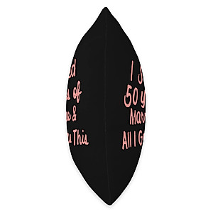 Happy 50th Wedding Golden Anniversary Gifts Store 50th Wedding Anniversary Couples Husband Wife 50 Years Throw Pillow, 16x16, Multicolor