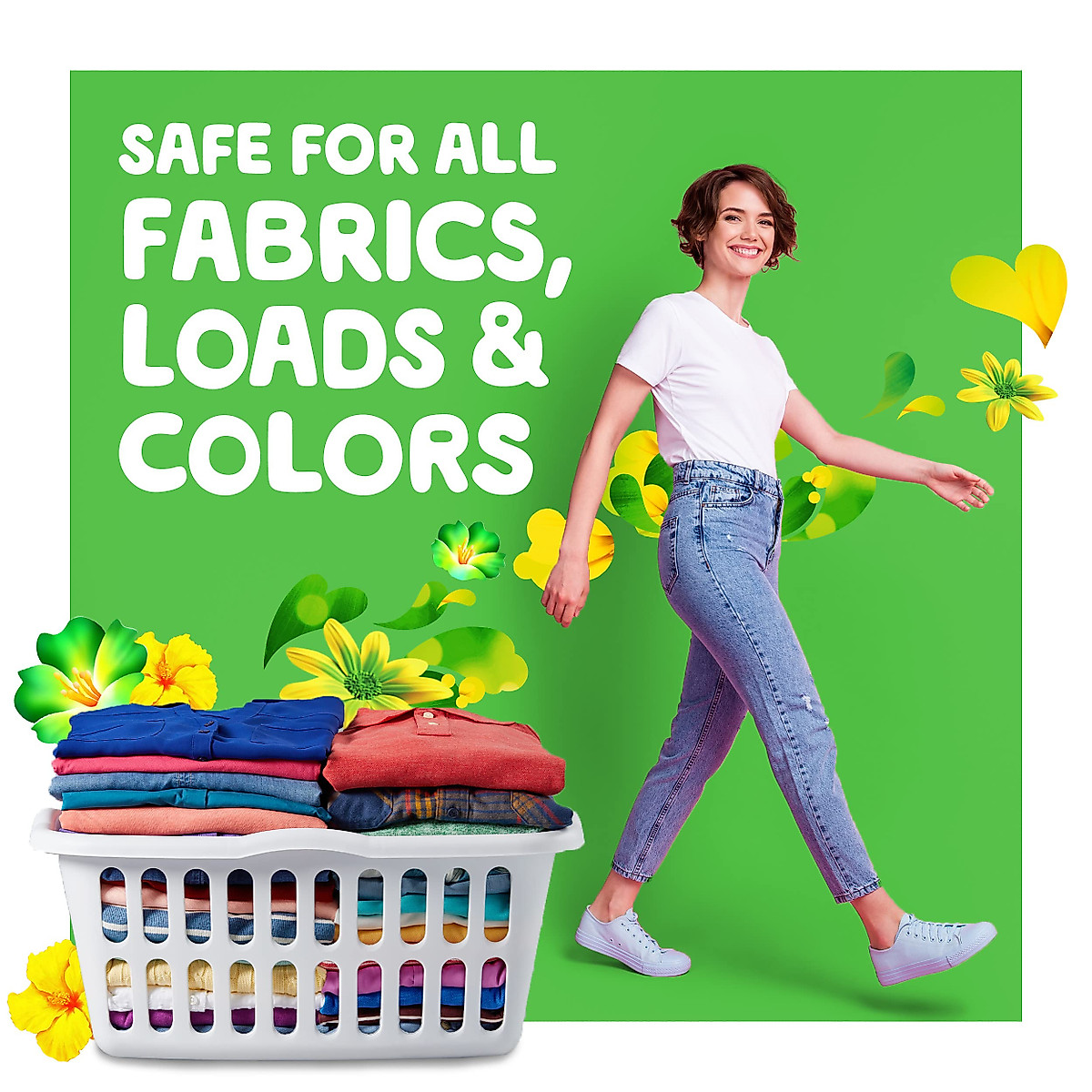 Gain Laundry Bundle: Gain Flings Laundry Detergent Pacs (2x35ct), Gain Dryer Sheets (2x34ct), Gain Fireworks Laundry Scent Booster Beads (14.8 oz)