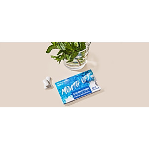 Mouth Off Breath Freshening Fast Dissolving Sugar-Free Gum, Refreshing Peppermint