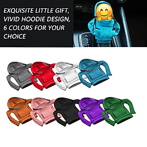 Salior Car Gear Shift Cover,Vivid Gear Shift Knob Hoodie for Car Decorations & Protections,Universal Car Interior Accessories Stick Shift Cover Fits Car Truck SUV (Blue)