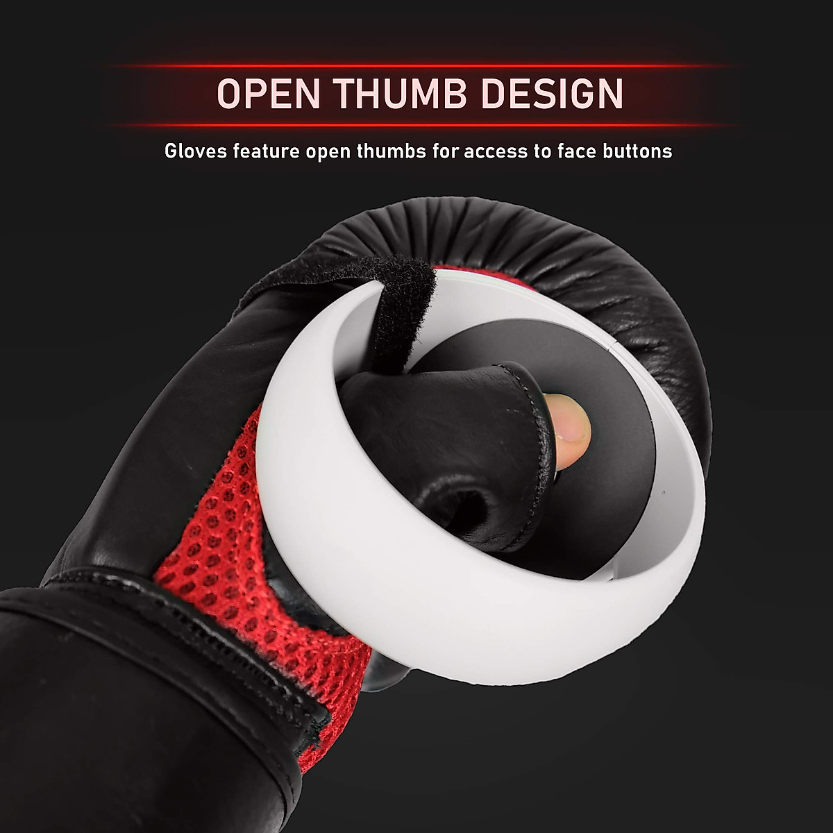 DeadEyeVR Ultimate Boxing Gloves - VR Boxing Mitts Controller Accessory for Thrill of The Fight FitXR BoxVR - Rift S, Oculus Quest 2, Index
