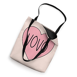 Love Heart Vovo Portuguese Grandma Grandmother Simple Vovo Tote Bag