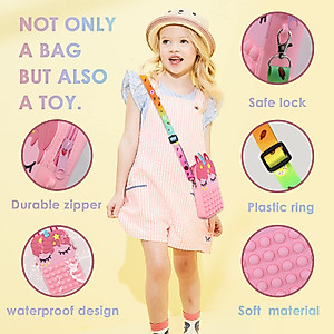 Pop Purse Crossbody Bag for Girls and Women Fidget Toys Pop Purse Pop Shoulder Bag