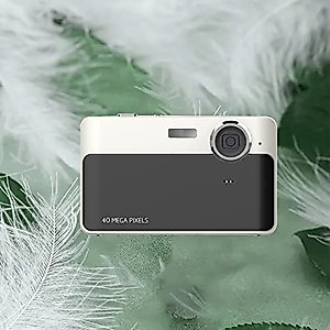 Kids Digital Camera, 1080P HD Mini Video Camera 40MP Rechargeable Pocket Camera with 3X Digital Zoom Vlogging Camera for Adult Beginners (Black)