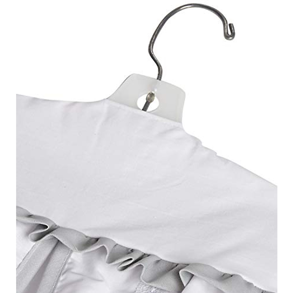 Baby Doll Bedding Unique Crib Diaper Stacker, Grey