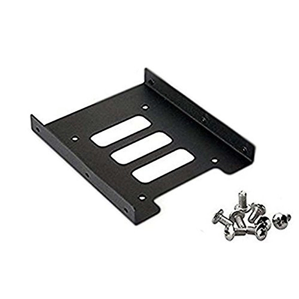 iMBAPrice 2.5" to 3.5" Bay SSD/HDD Notebook Hard Disk Drive Mounting Bracket Adapter Tray Kit - Black