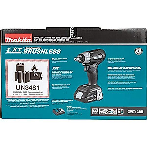 Makita XWT13RB 18V LXT Sub-Compact 1/2" Impact Wrench