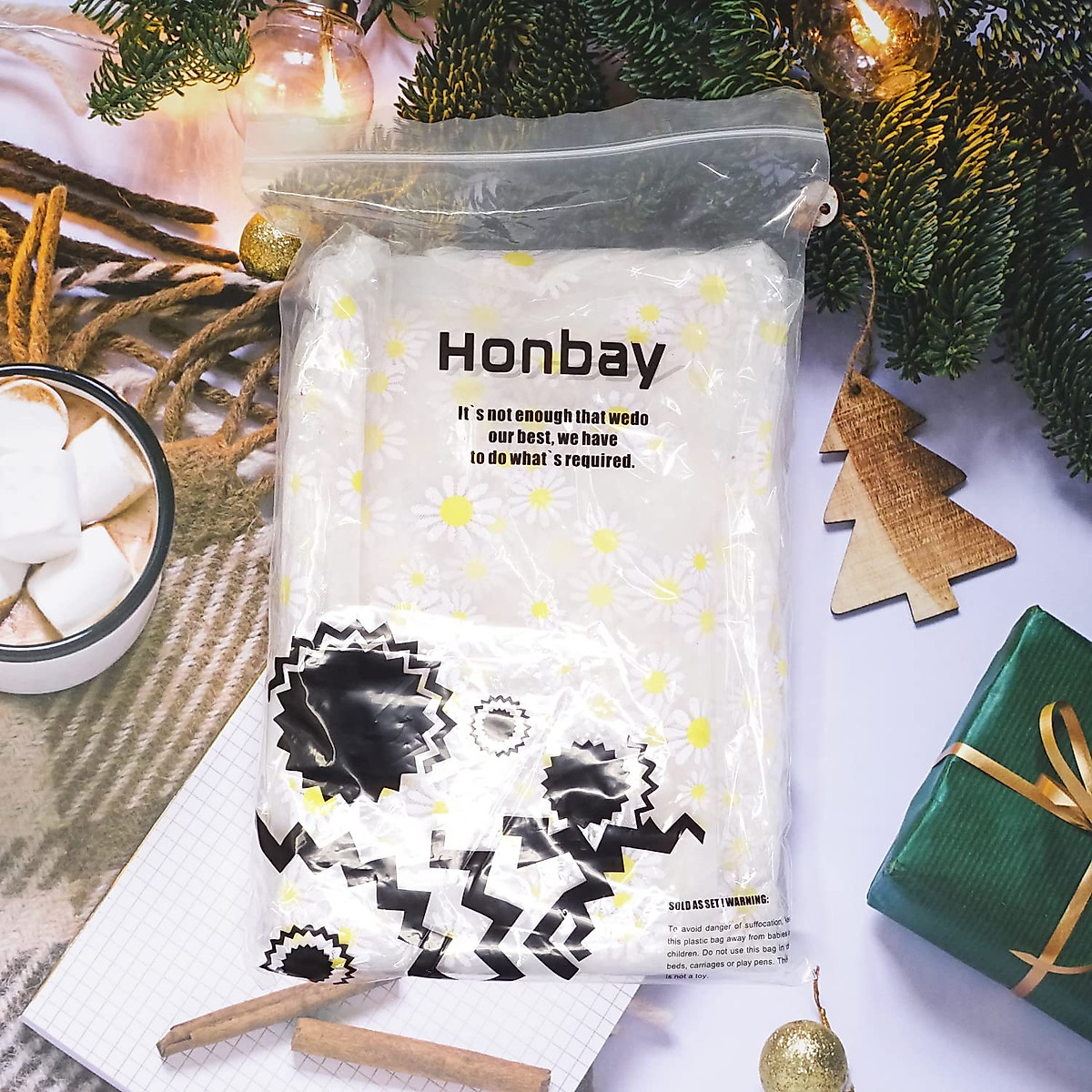 Honbay 1.6 x 2yard Daisy Tulle Net Yarn for Background Decoration or DIY Crafts Making