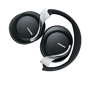 Shure AONIC 40 Over Ear Wireless Bluetooth Noise Cancelling Headphones with Microphone, Studio-Quality Sound, 25 Hour Battery Life, Fingertip Controls, iPhone & Android Compatible - Black