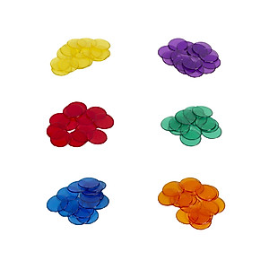 Super Duper Publications | Tub of Plastic Bingo Chips | Educational Learning Resource for Children