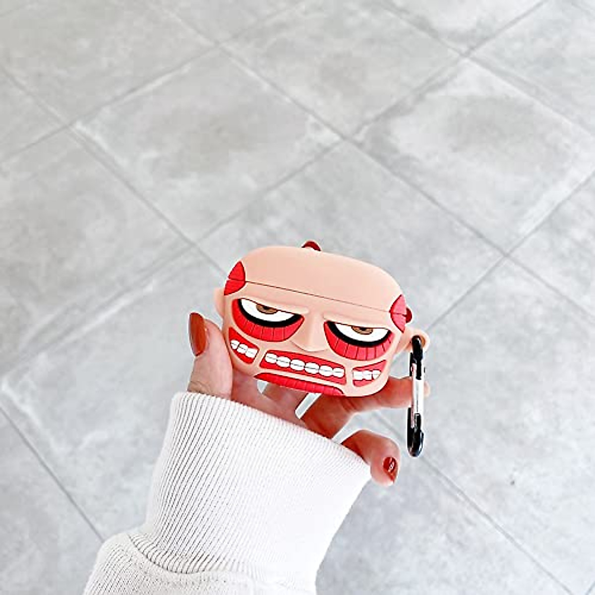 Compatible with airpod 1 & 2 ,New 3D Cute Cartoon airpod case, Stylish Designer Skin, Very Suitable Teenagers, Children, Boys Girls(Colossal -51)