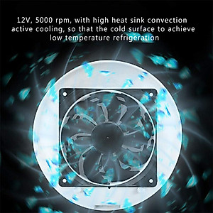 Toxz 12V Electric Cup Cooler Cup Cans Drink Beverage Liquids Portable Holder Cooling,Food Grade Aluminum Cup,Fast Refrigeration Cup