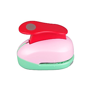 Oval Punch 1 inch Craft Lever Punch Handmade Paper Punch for Crafting Scrapbooking,DIY Card Making Candy Colour by Rondam 1 inch Oval