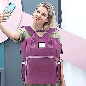 Diaper Bag Backpack Bag Baby Bags for Mom and Dad Maternity Diaper Bag with USB Charging Port Stroller Straps Thermal Pockets,Water Resistant