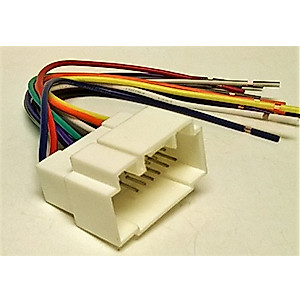 Wire Harness for Installing a New Radio into a Suzuki, SX4, 2007, 2008, 2009, 2010, 2011, 2012, 2013