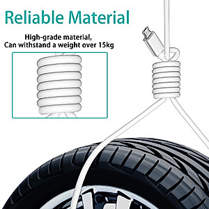 MATEIN Micro USB Cable, 10 FT 3 Pack Extra Long Sturdy Android Charger Cable, Fast Charging Cable Cord Fit for PS4 Controller, Android, Samsung Galaxy S7 J3 J7, Xbox, White