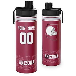 ANTKING Arizona Tumbler Travel Mug Coffee Cup Custom Name Number for Men Gifts Women Youth