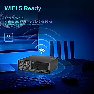 Dell OptiPlex 9010 Refurbished Desktop Computers i7 3.4GHz, 32GB Ram New 1TB SSD, AC7260 Built-in WiFi Ready, HDMI Dual 4K Monitor Support, Windows 10 Pro, Altec Wireless Keyboard Mouse (Renewed)