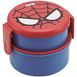 Spider-Man Round lunch box two-stage ONWR1 (japan import) by Skater