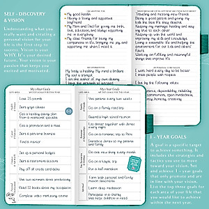 Legend Planner Pocket – Small Undated Monthly & Weekly Goal Journal and Calendar for Productivity, Mini Life Organizer Planner Perfect for Purse, Size: 3.5" x 6.2" Hardcover – Viridian Green