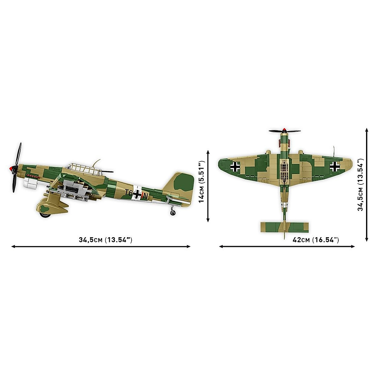 COBI Historical Collection WWII JUNKERS JU 87 B-2 Plane
