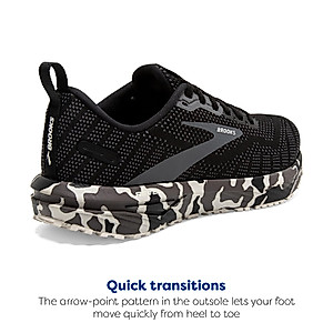 Brooks Women’s Revel 6 Neutral Running Shoe - Black/Luna Rock - 9 Medium