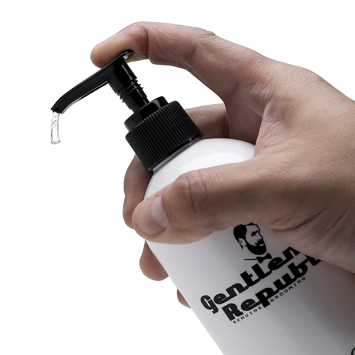 Gentlemen Republic 16oz Shaving Gel - 100% Alcohol-Free, Lather and Dye-Free Formula with Maximum Glide for Comfort, Made in the USA