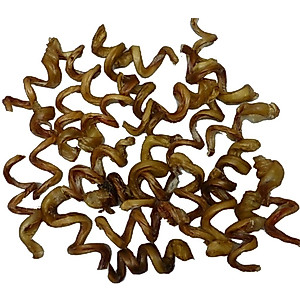 HDP Dental Floss Curly 4-6" Bully Sticks Made in USA Odor Free Size:Pack of 50