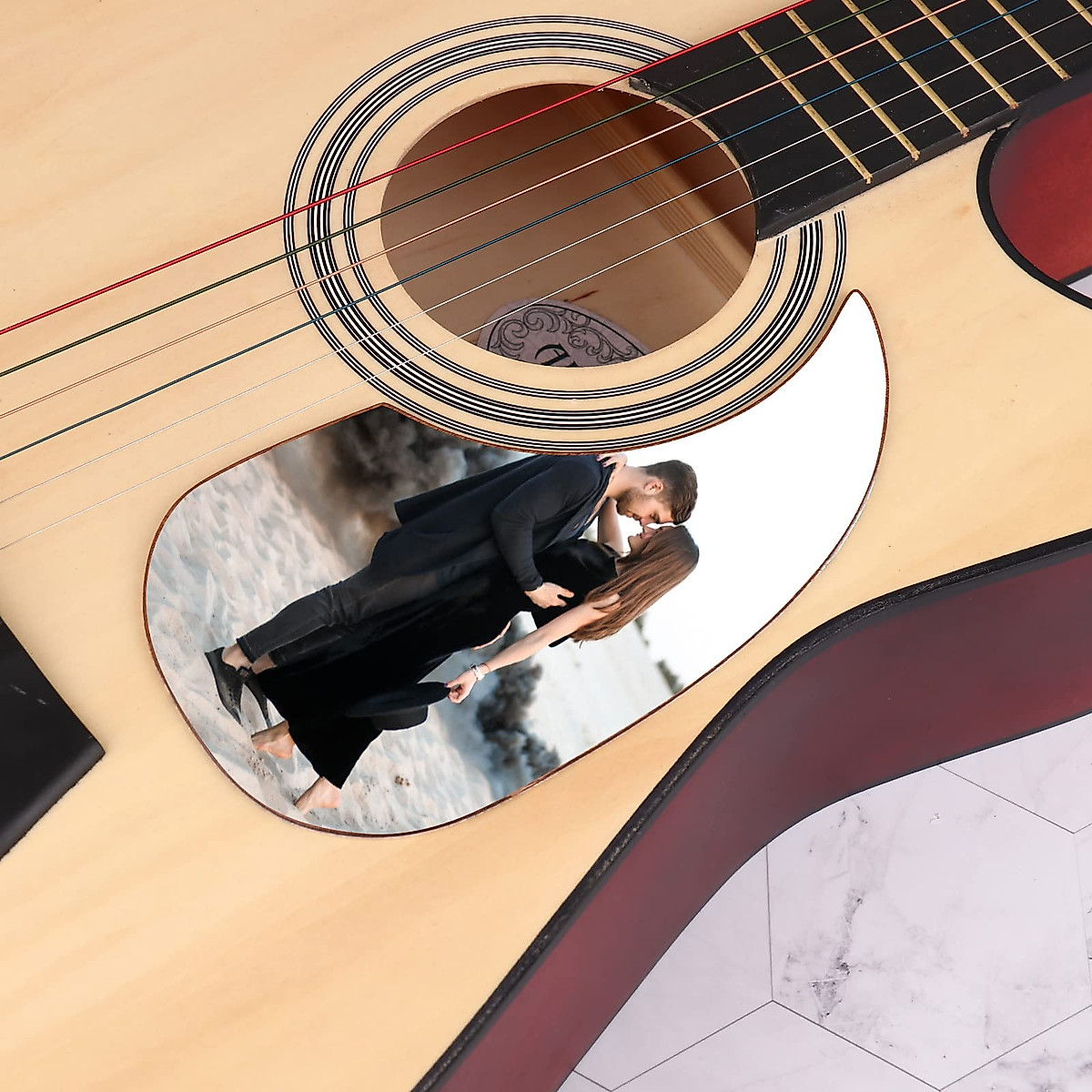 Custom Acoustic Guitar Pick Guard Personalized Photo Guitar Pickguard Scratch Plate For Guitar Replacement Gifts (sort)