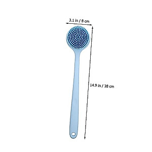 FOMIYES 4pcs Loofah Use Men with Cleaning Soft Wet Double Brushes Household Scrubber Dual-Sided Practical or Exfoliator Back Portable Washer Skin Bathroom Convenient Exfoliating Long