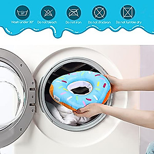 Cat Cone Collar Soft, Nobleza Adjustable Cute Donut Pet Recovery Collar for Wound Healing, Comfy Alternative Elizabethan Collar Medical Neck Pillow After Surgery for Cat, Kitty, Puppy, Small Dog